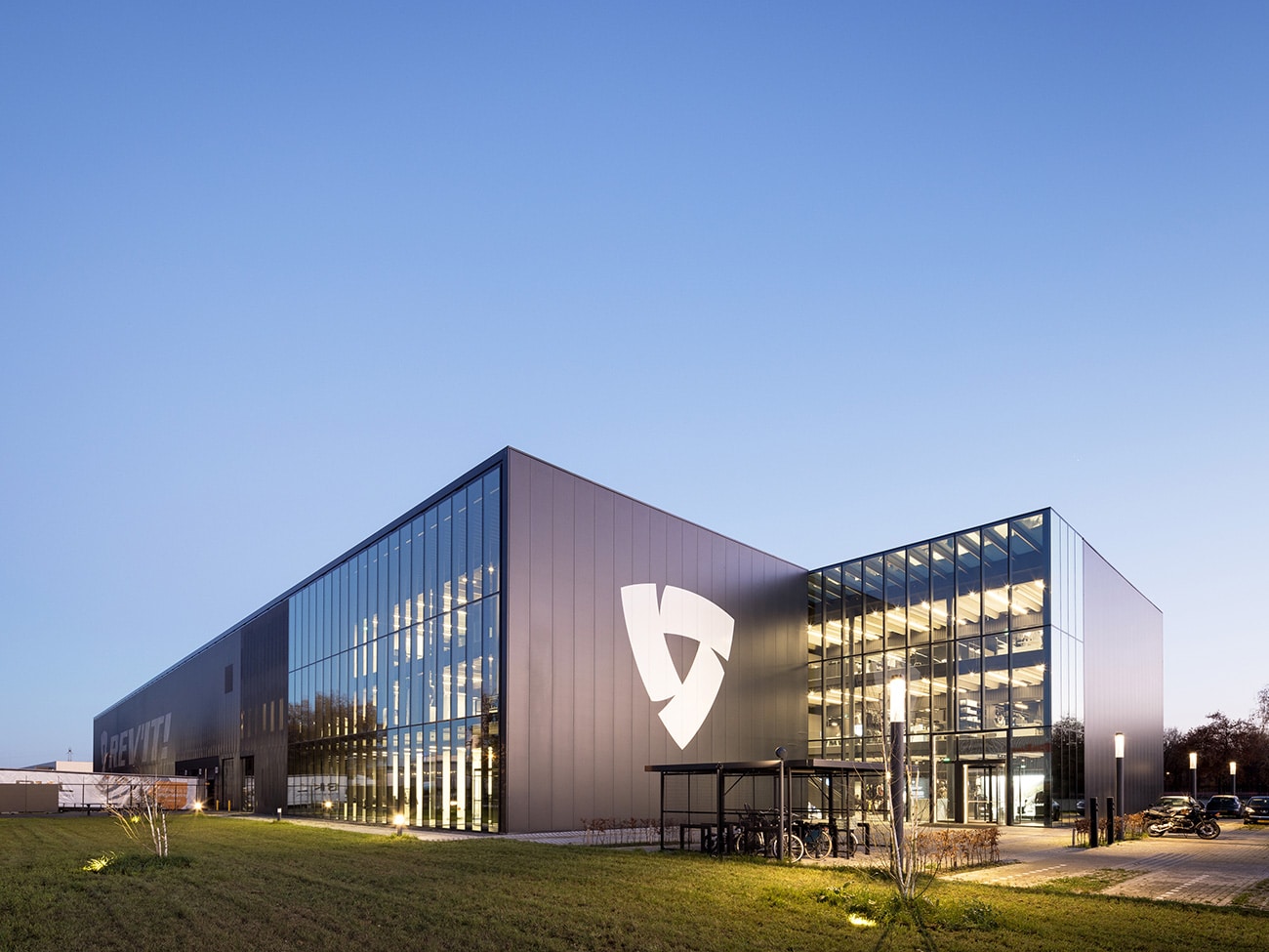 Tough motorcycle world translated into architecture