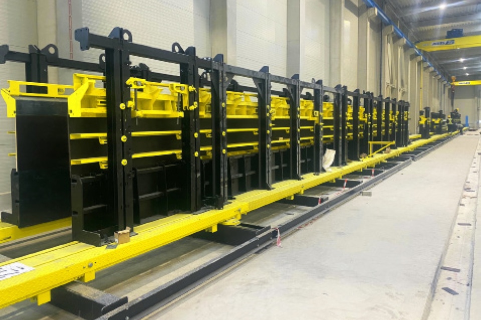Belgian formwork manufacturer installs brand new precast plant in Hungary