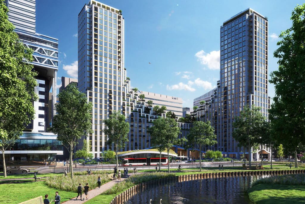 De nieuwe stadsentree van Den Haag