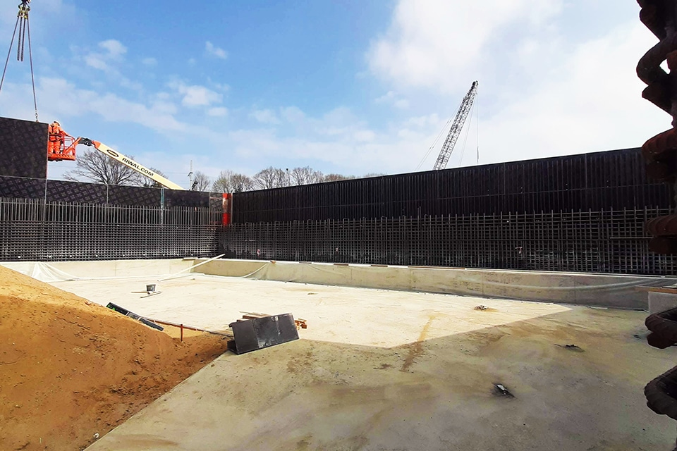 Ruim 5.000 m2 paneelbekisting voor het project EdeSpoort