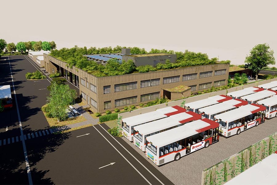 Ruimte voor nieuwe technieken bij bouw zero-emission busremise Breda