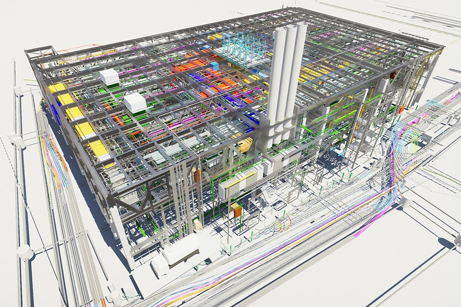 High Tech Factory: an extraordinary achievement full of complex steel ...