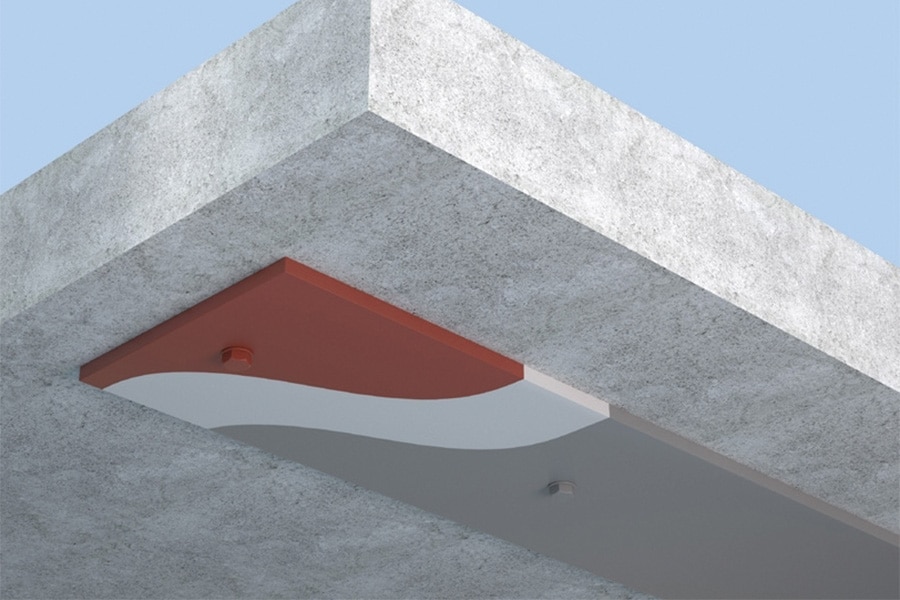 Fire protection of reinforced concrete structures.