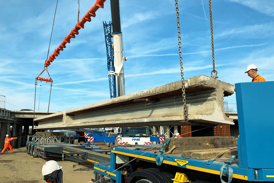 Standardize and scale up reuse of precast beams