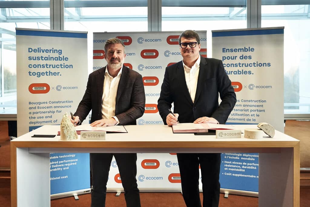 Bouygues Construction en Ecocem gaan voor CO2-reductie in de bouw met ACT